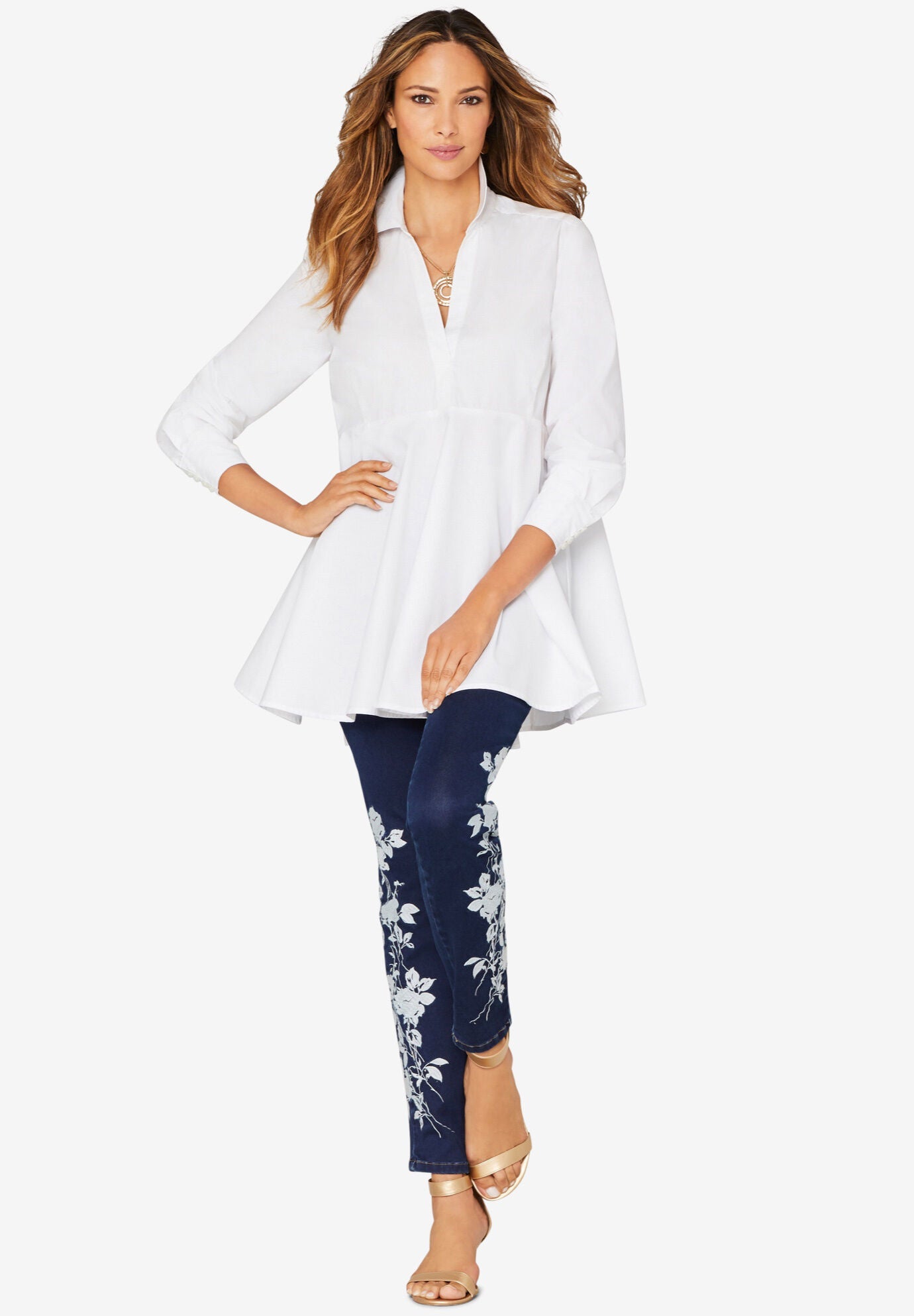 Poplin Swing Tunic | Woman Within