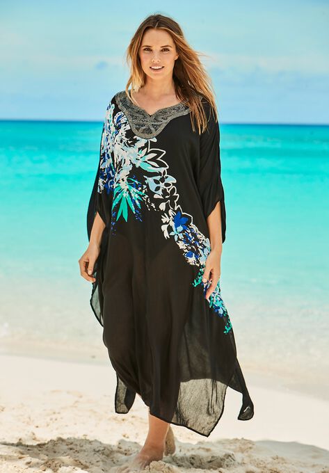 Long Embellished Cover Up | Woman Within