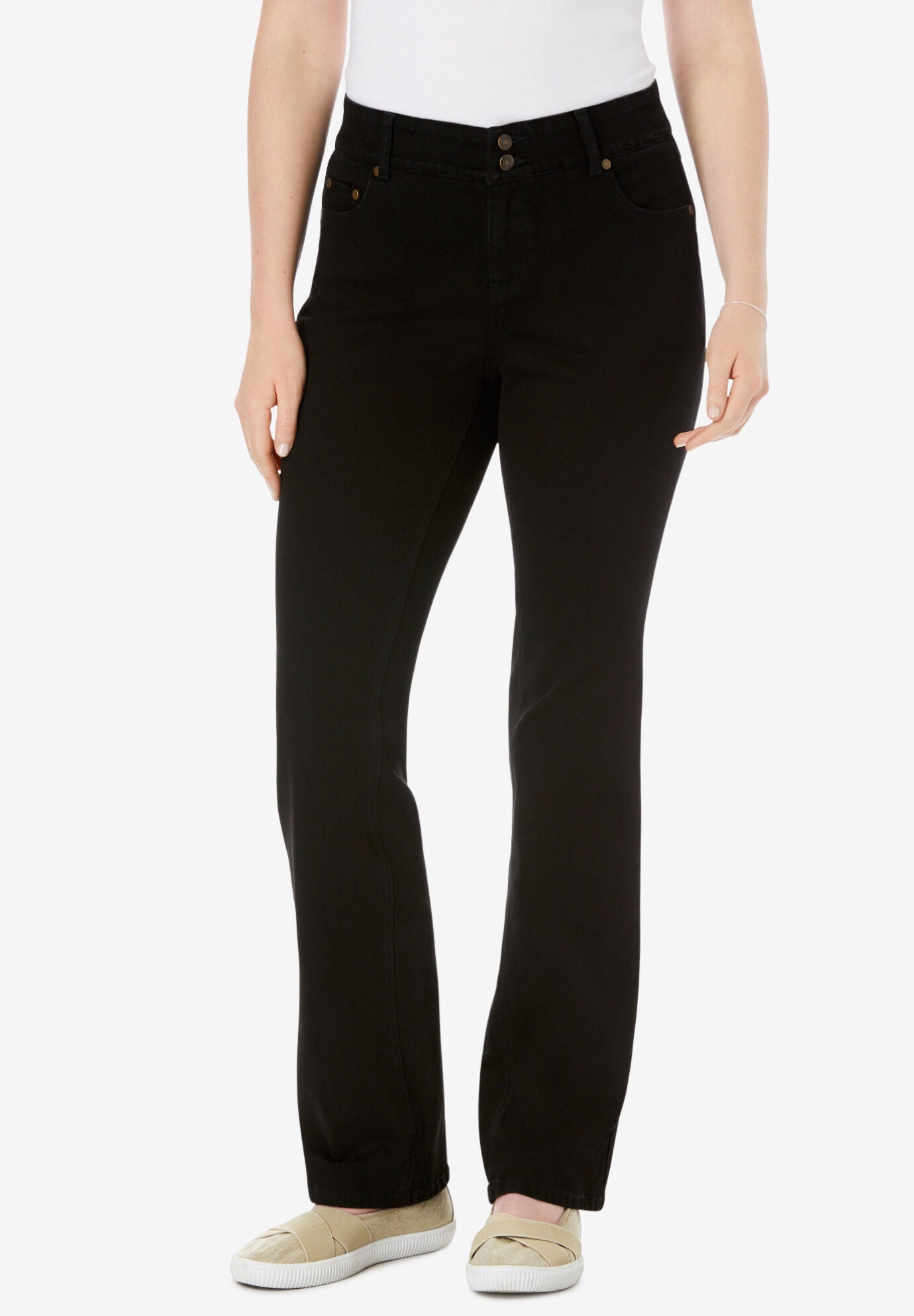 Plus Size Bootcut & Wide Leg Jeans | Woman Within