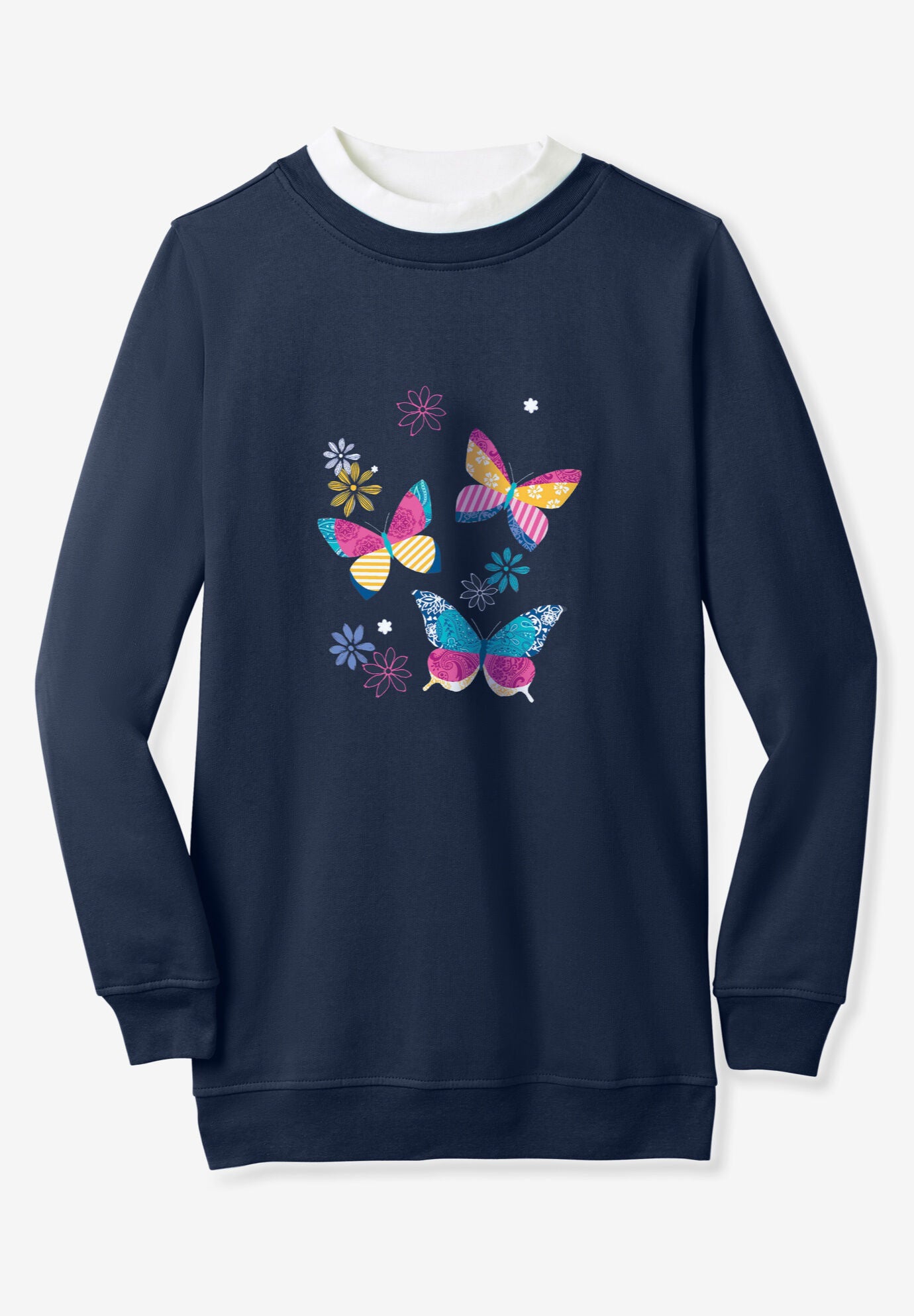 Layered-Look Sweatshirt | Woman Within