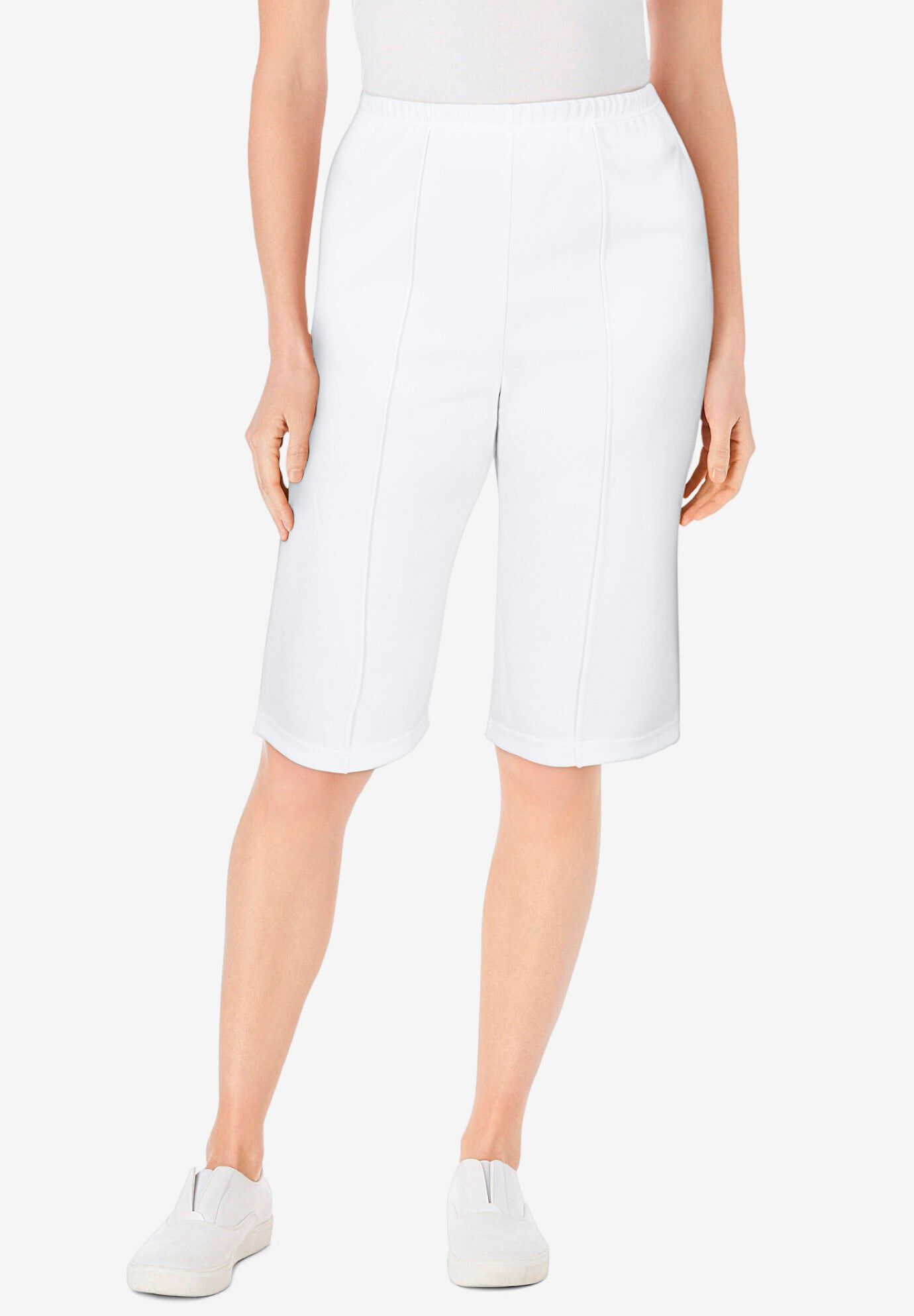 Knit Bermuda Short | Woman Within