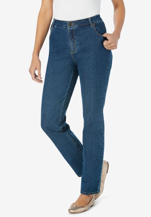 Plus Size Straight Leg Jeans For Women Woman Within