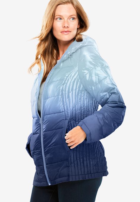 Packable Puffer Jacket Woman Within