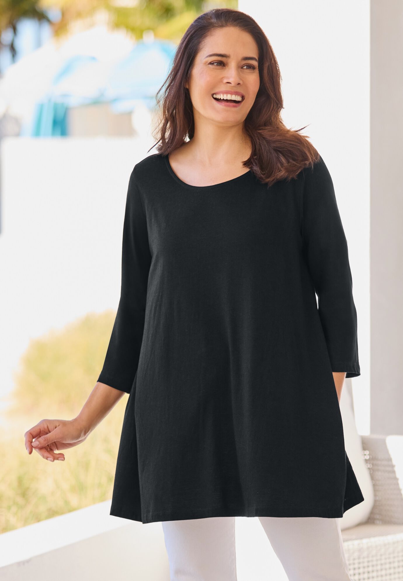 2-Pocket Swing Tunic | Woman Within