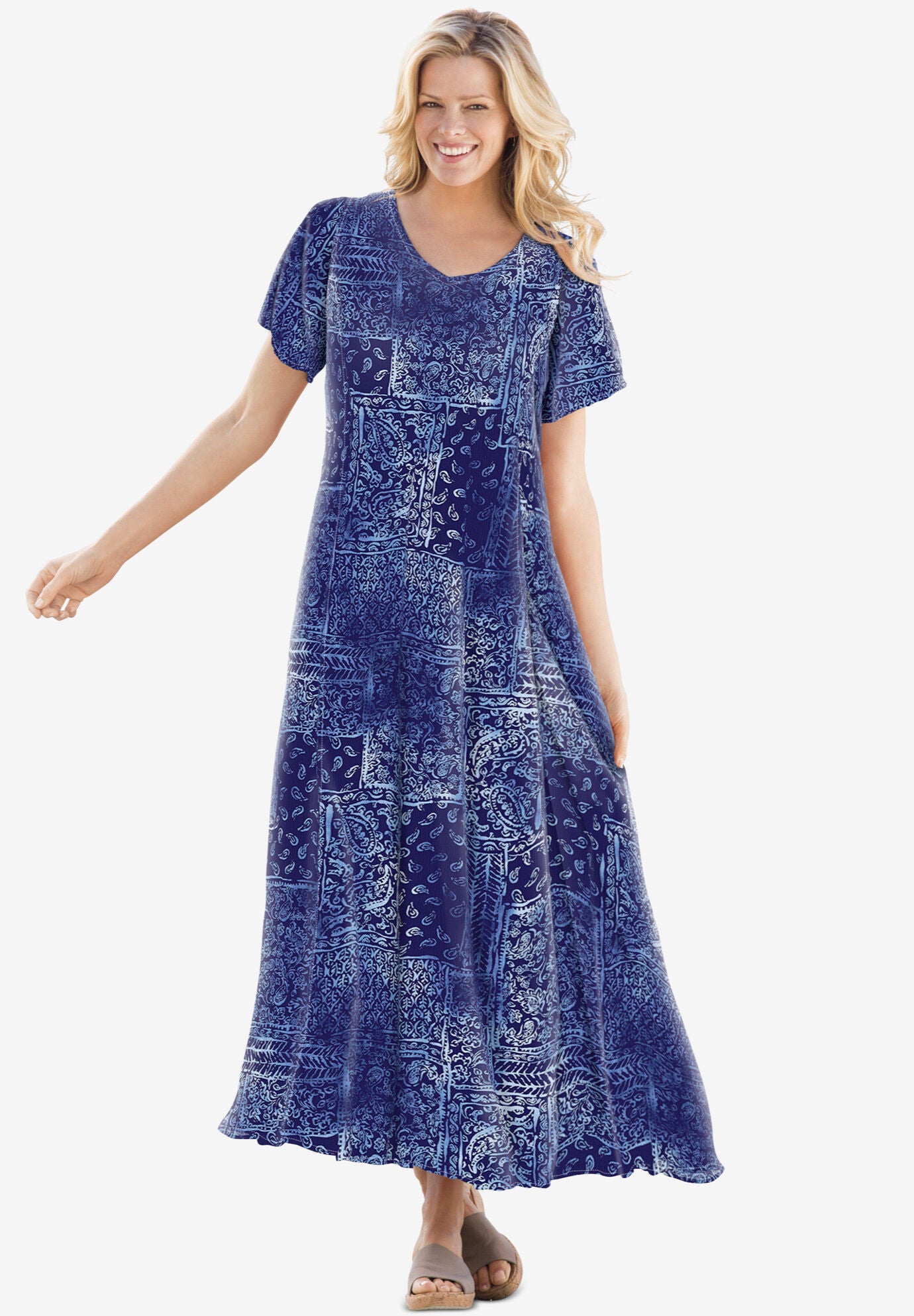Women's Comfy & Casual Plus Size Maxi Dresses | Woman Within