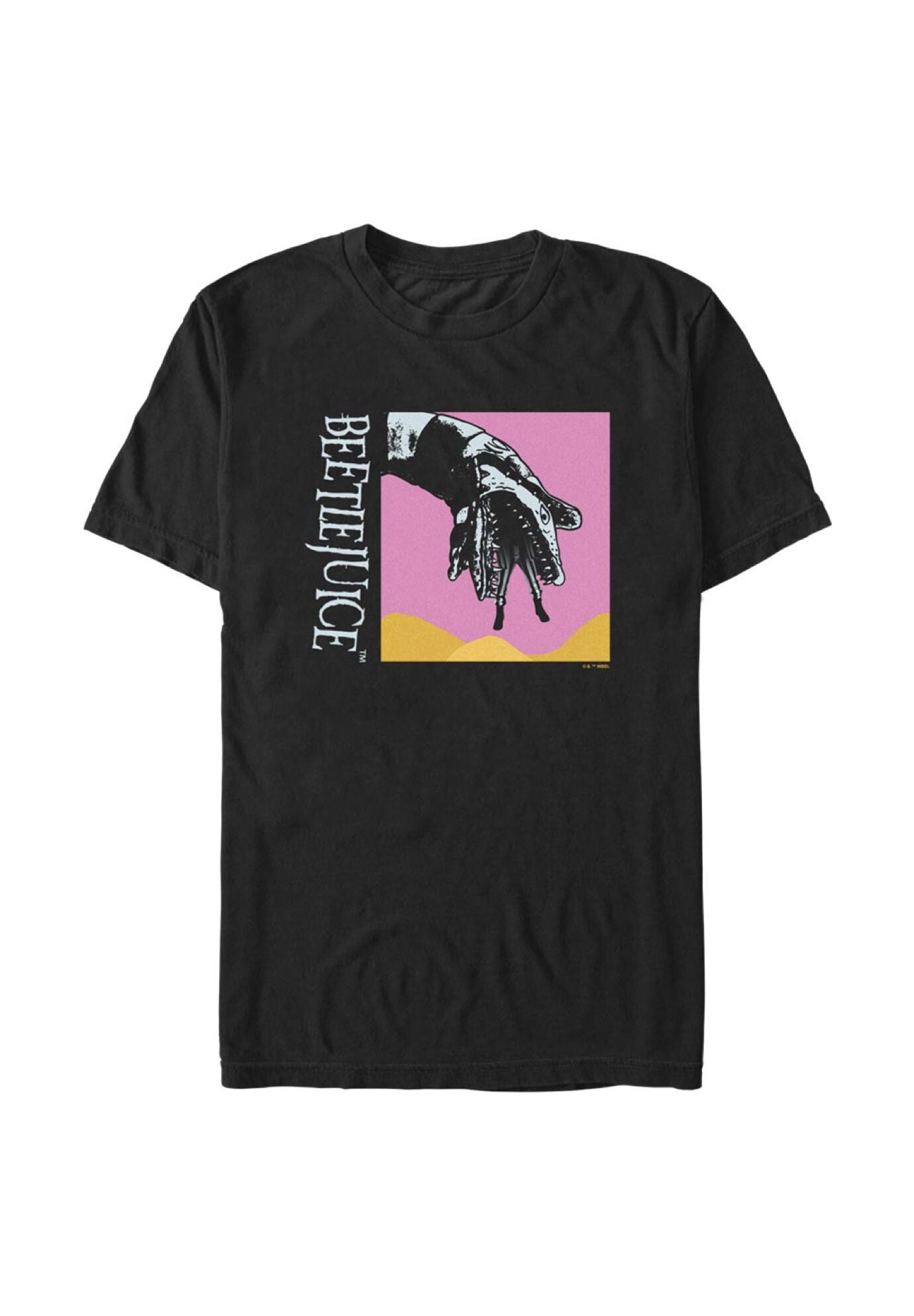 Relaxed Fit Snake Boyfriend T-Shirt-Plus Sizes, Black | Woman Within