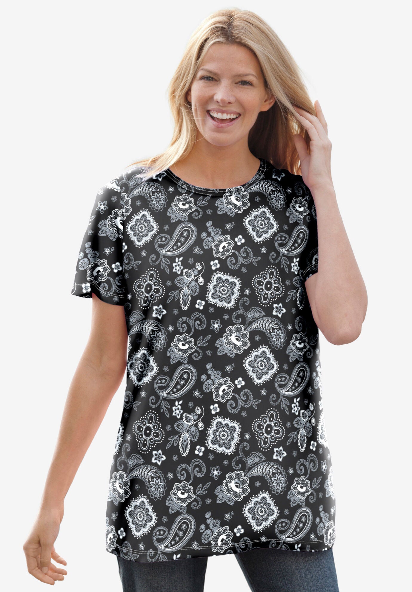 Colorful Women's Plus Size Clearance Tops | Woman Within