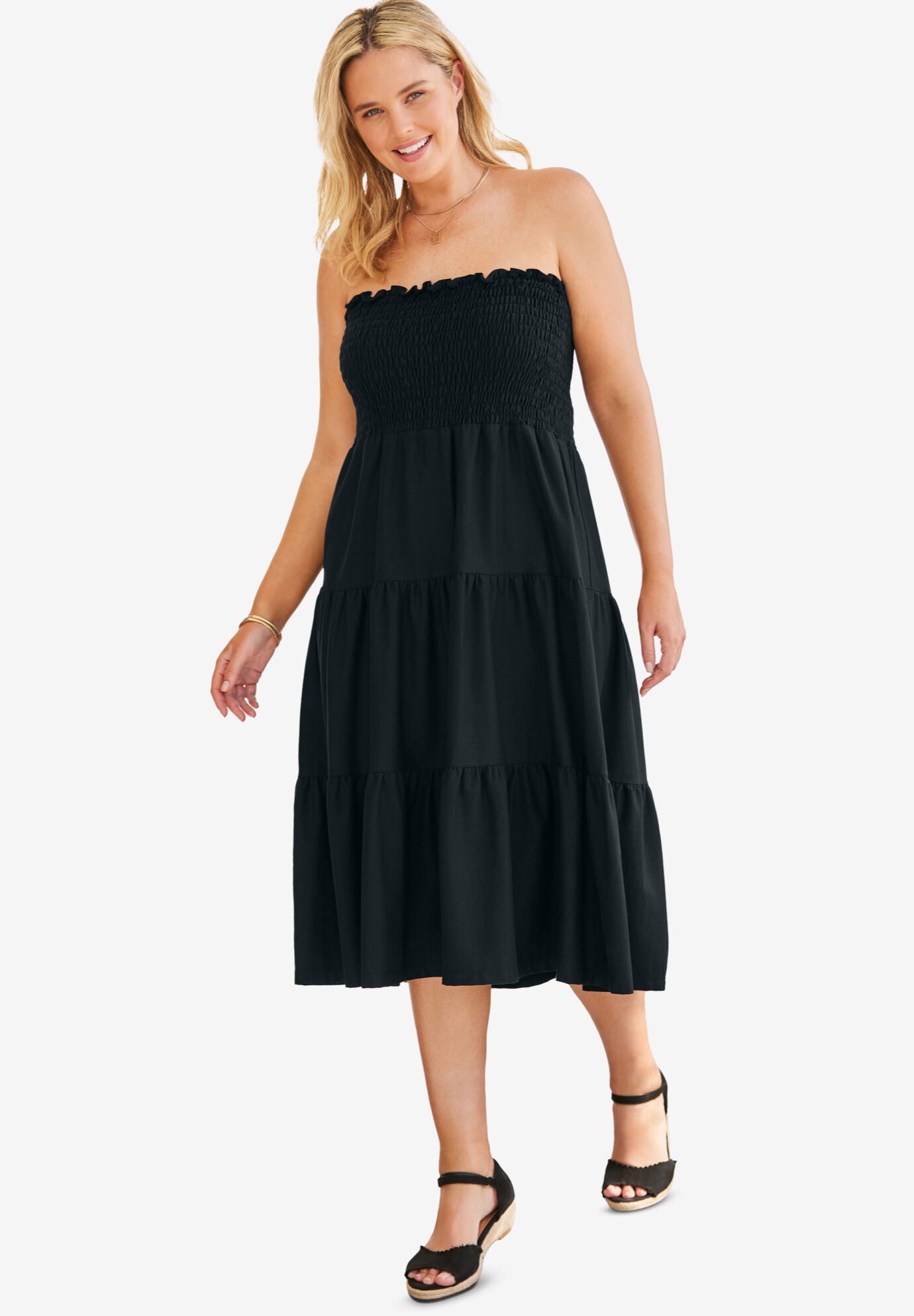 Convertible Dress to Skirt - Vacation Ready, Black | Woman Within