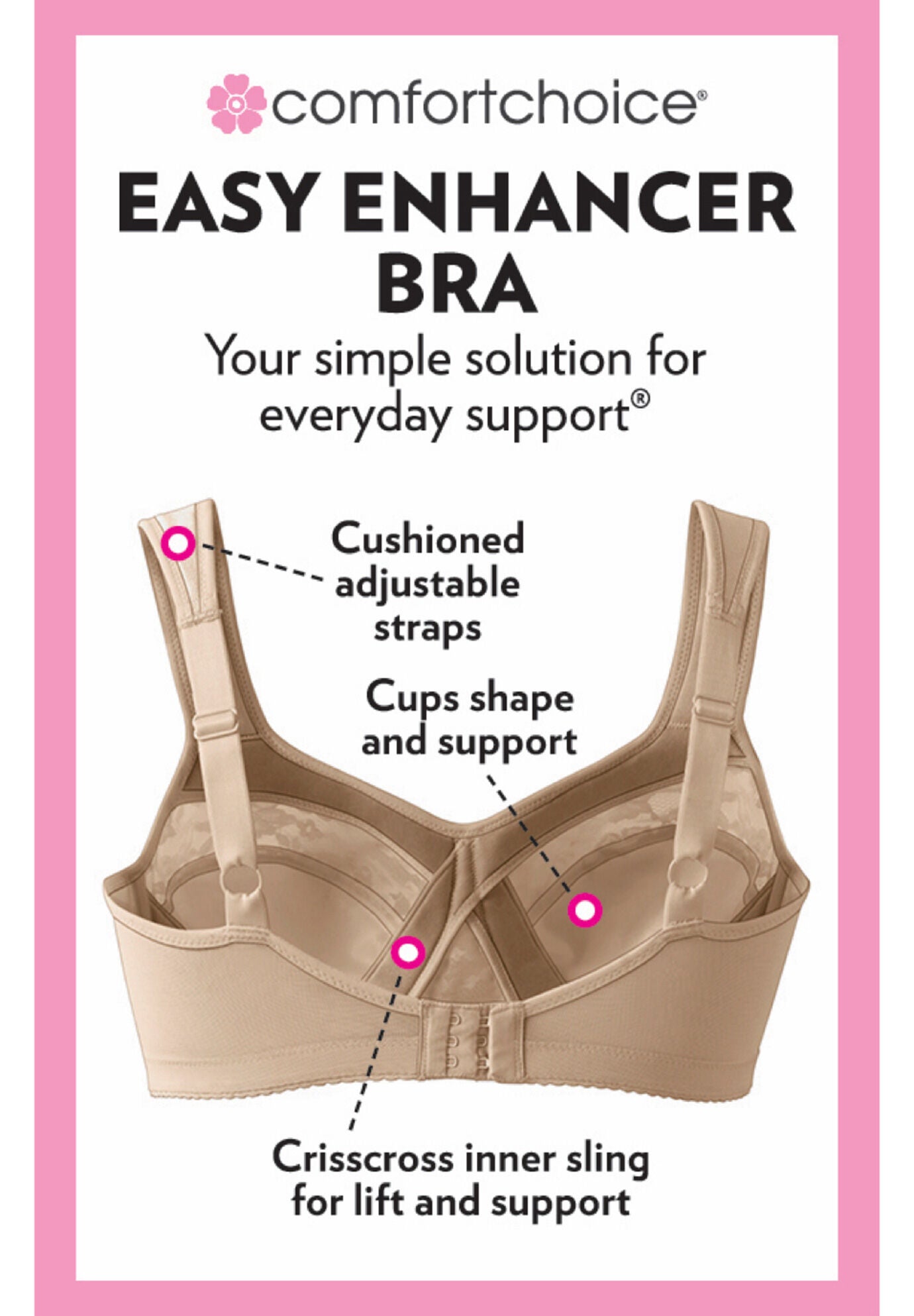 Easy Enhancer® Wireless Bra | Woman Within