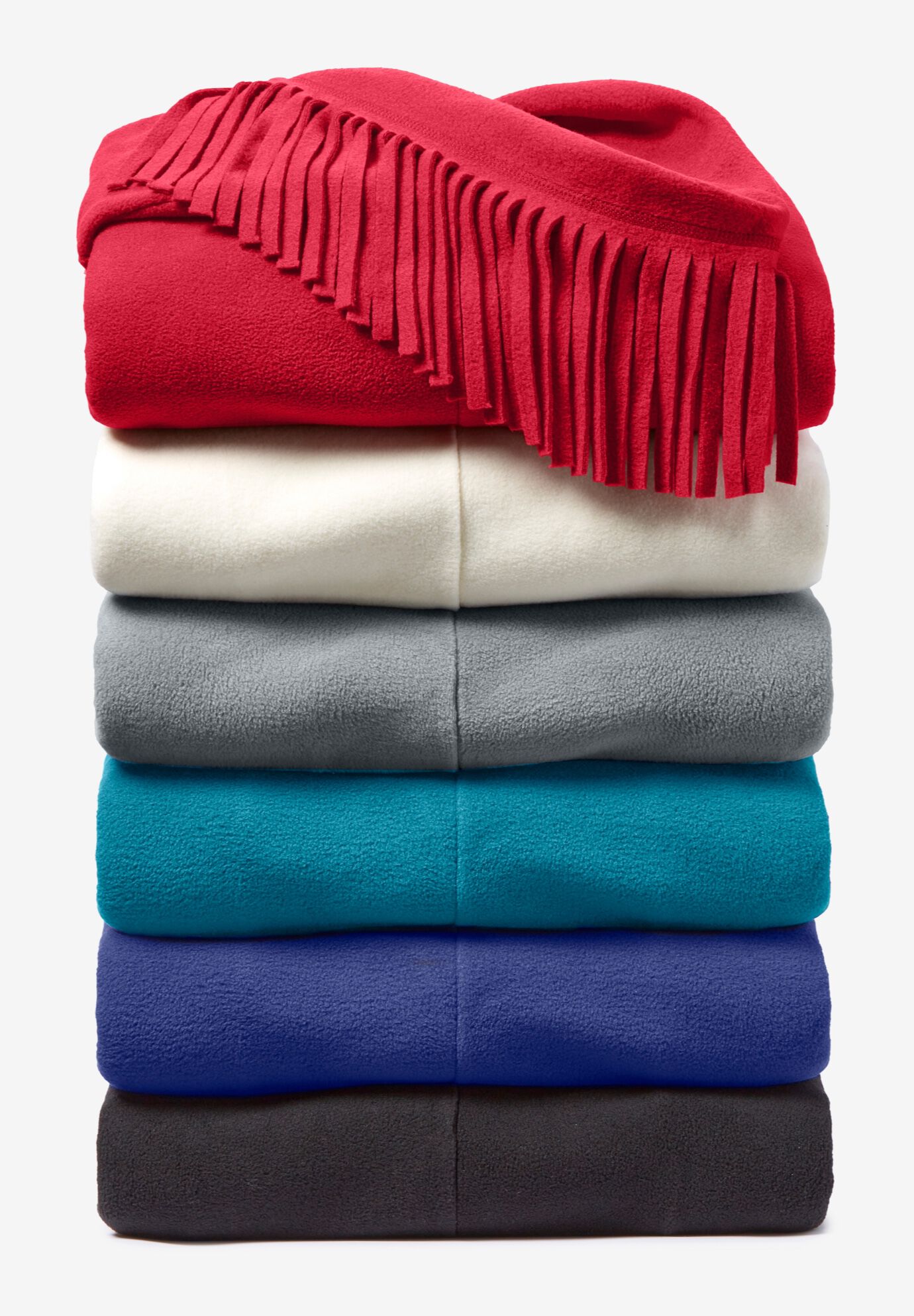 Fringed Shawl Collar Fleece Jacket - Cozy Winter Layer, Black | Woman ...