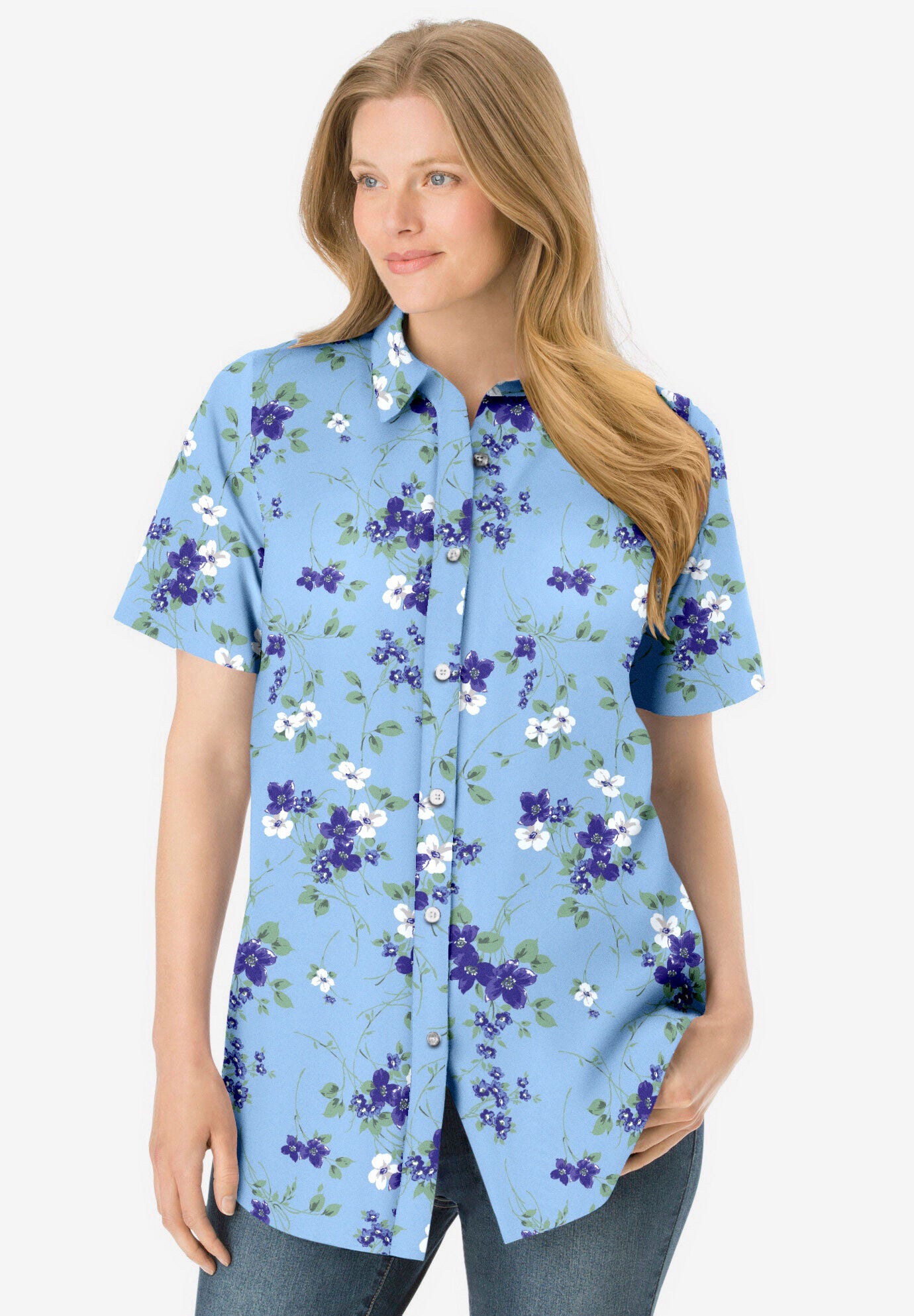 Colorful Women's Plus Size Clearance Tops | Woman Within