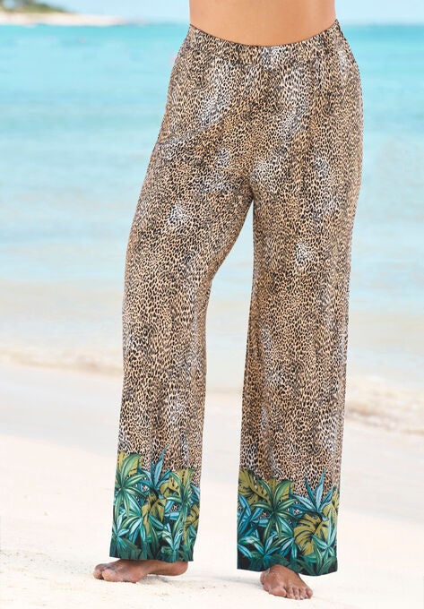 Wide-Leg Cover Up Pant | Woman Within