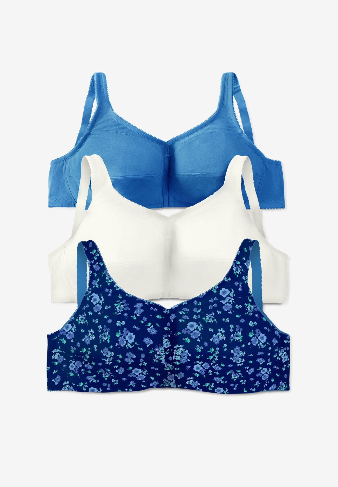Plus Size Cotton Bras for Women | Ellos