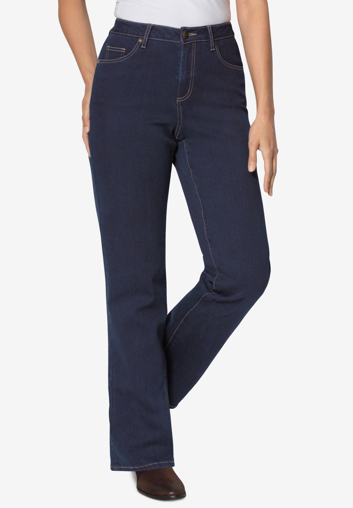 Plus Size Bootcut & Wide Leg Jeans | Woman Within