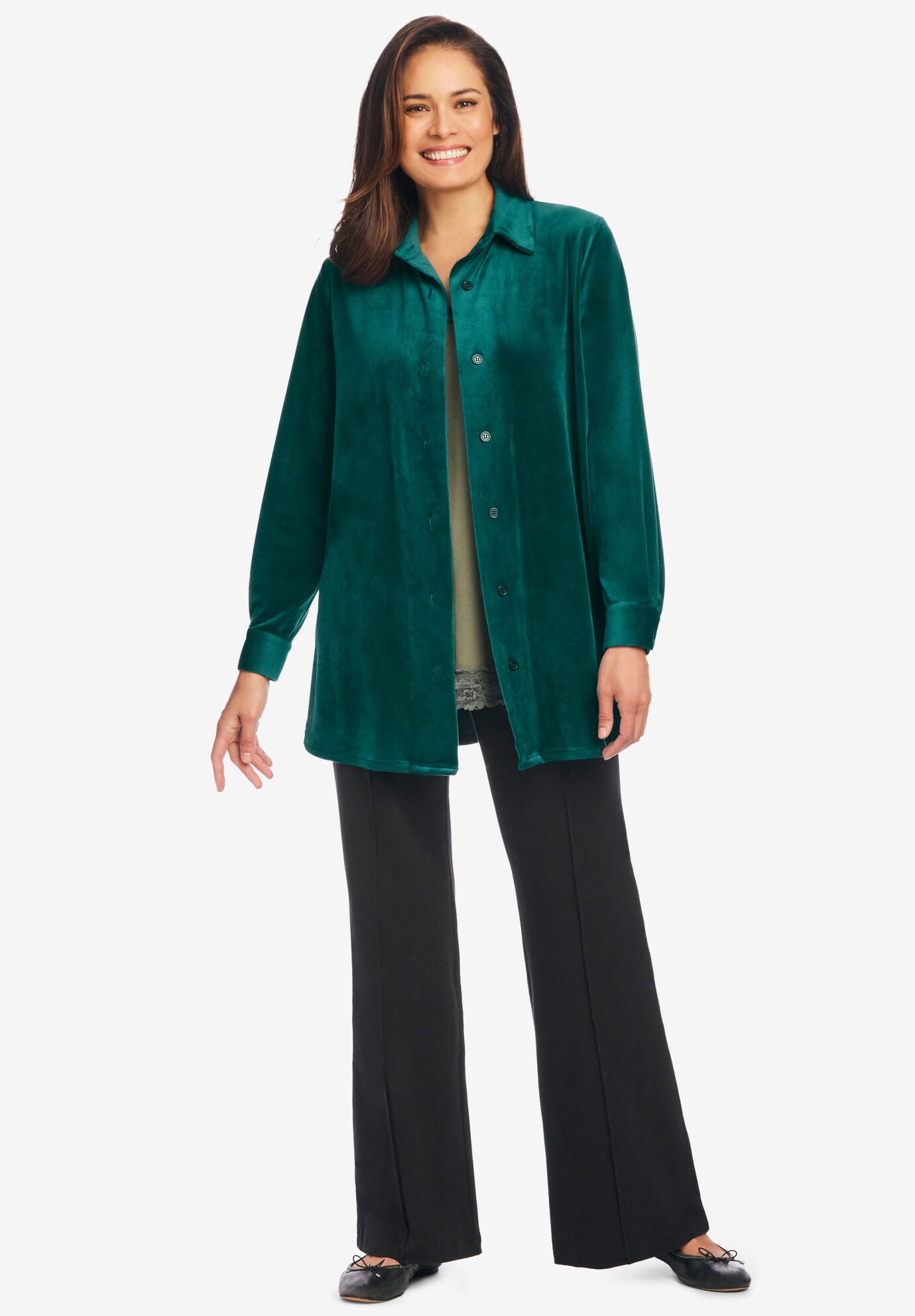 Plush Velour Shirt - Soft Relaxed Fit, Deep Claret Floral Paisley ...