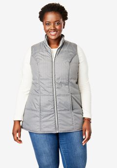 Packable puffer vest | Plus Size Vests | Woman Within