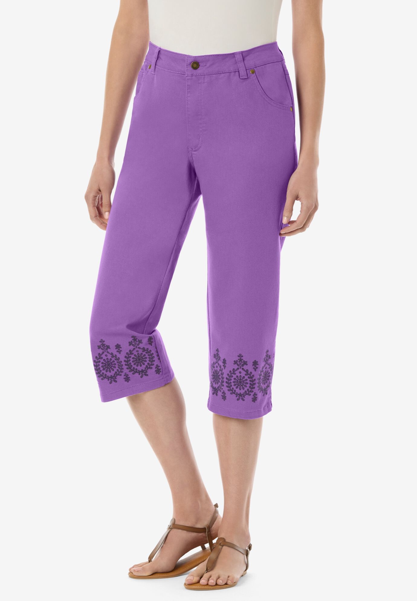 Women's Plus Size Capris | Woman Within