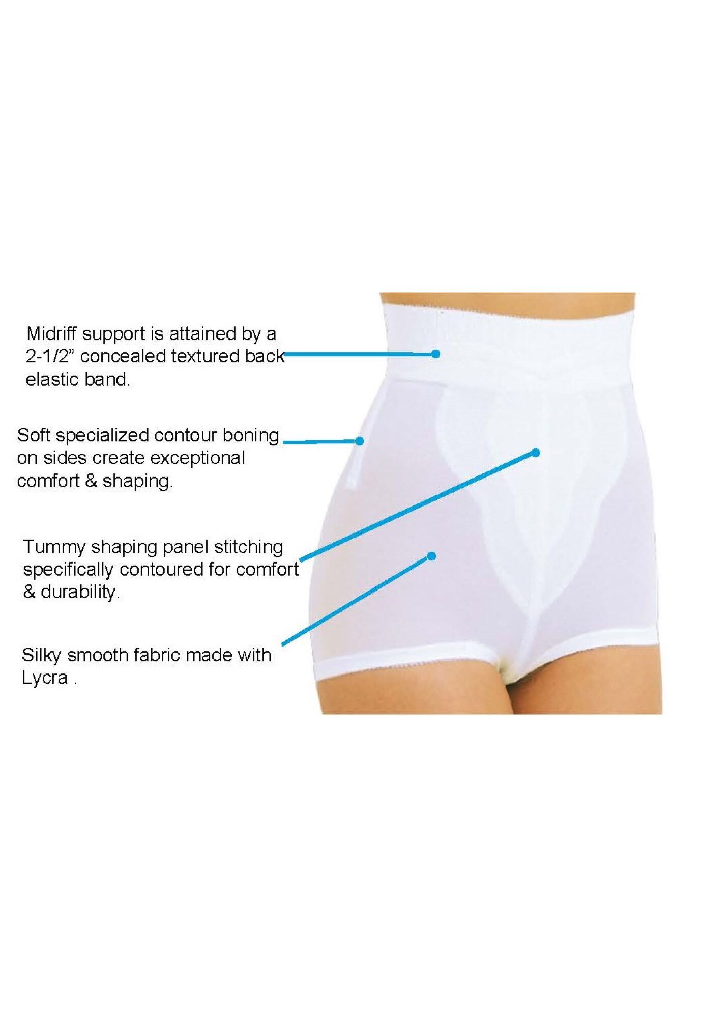 Firm Control High-Waist Brief for Plus Sizes, Beige | Woman Within