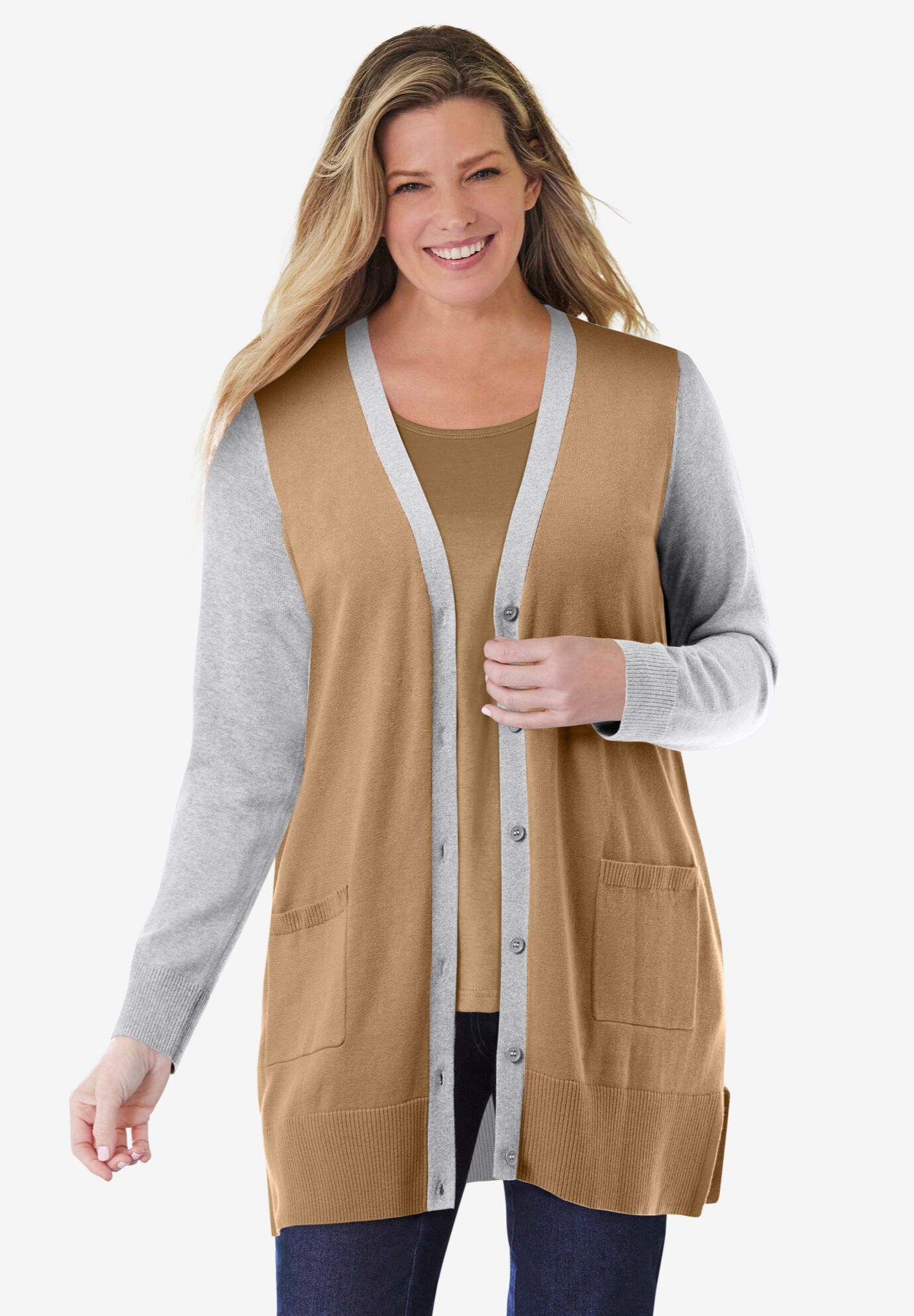Woman within clearance store
