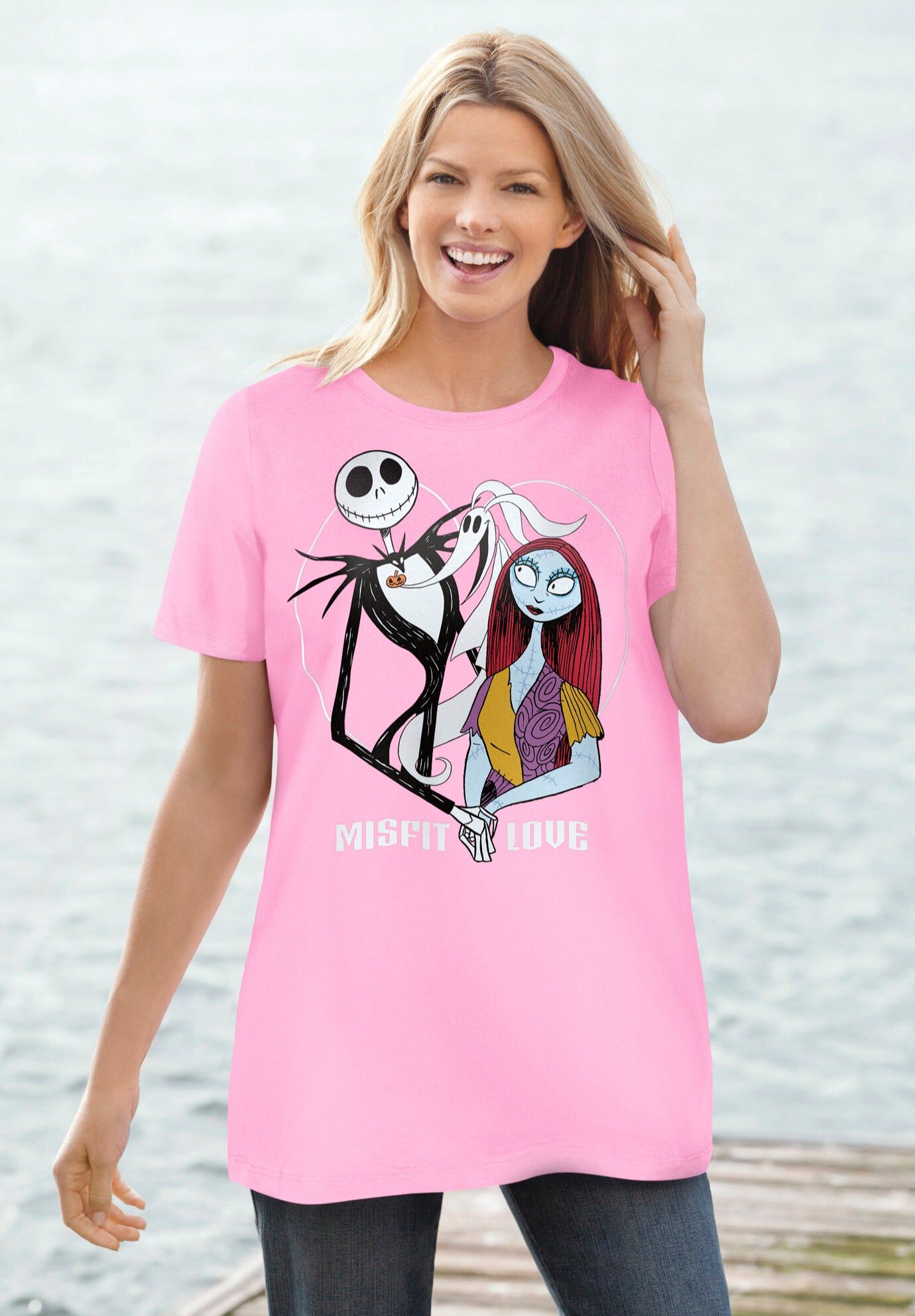 Disney Jack Skellington Halloween Tee | Woman Within