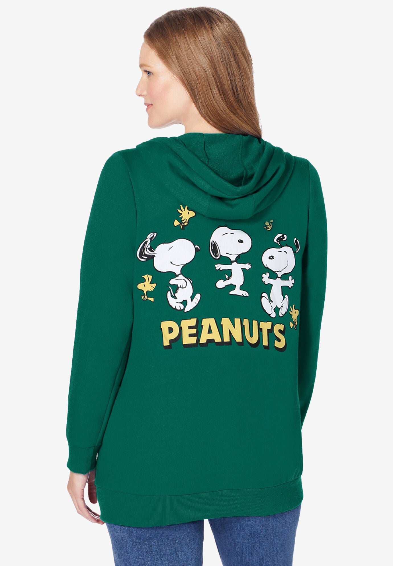 Peanuts Snoopy Fleece Hoodie | Woman Within