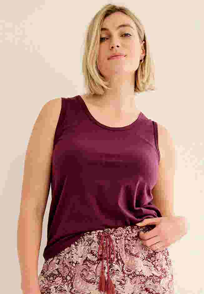 3-Pack Sleeveless Tank Top | Cotton Jersey, Navy Pack | Woman Within