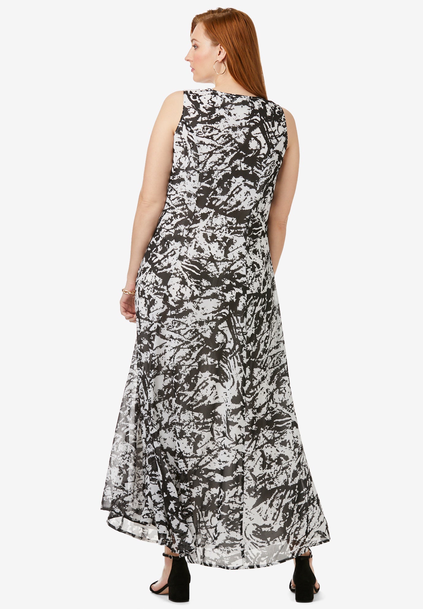 Printed Maxi Dress | Woman Within