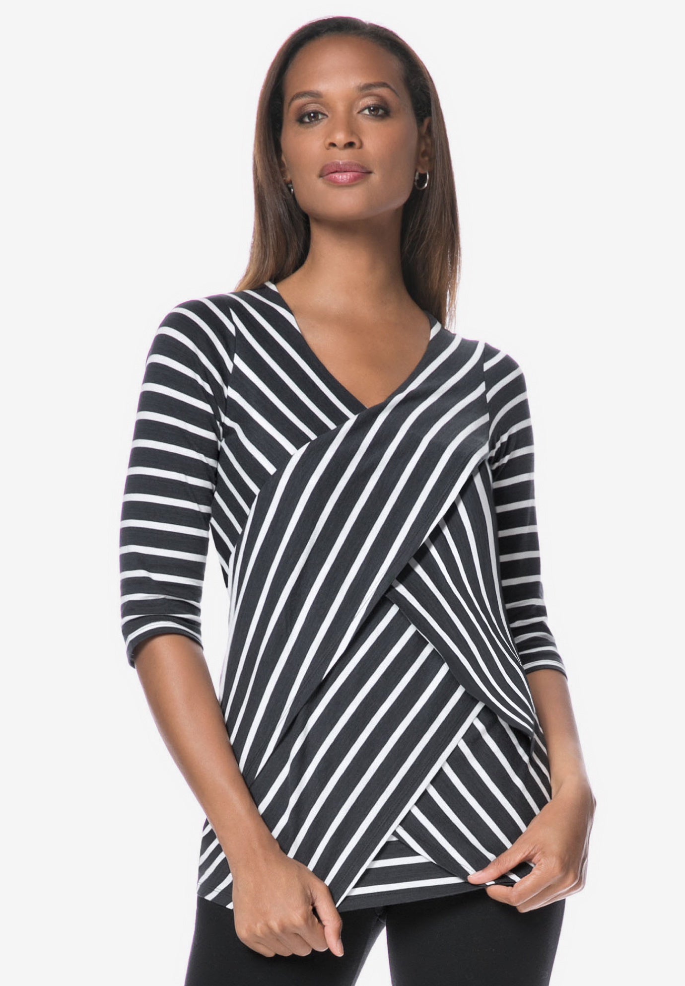 Layered Knit Top | Woman Within