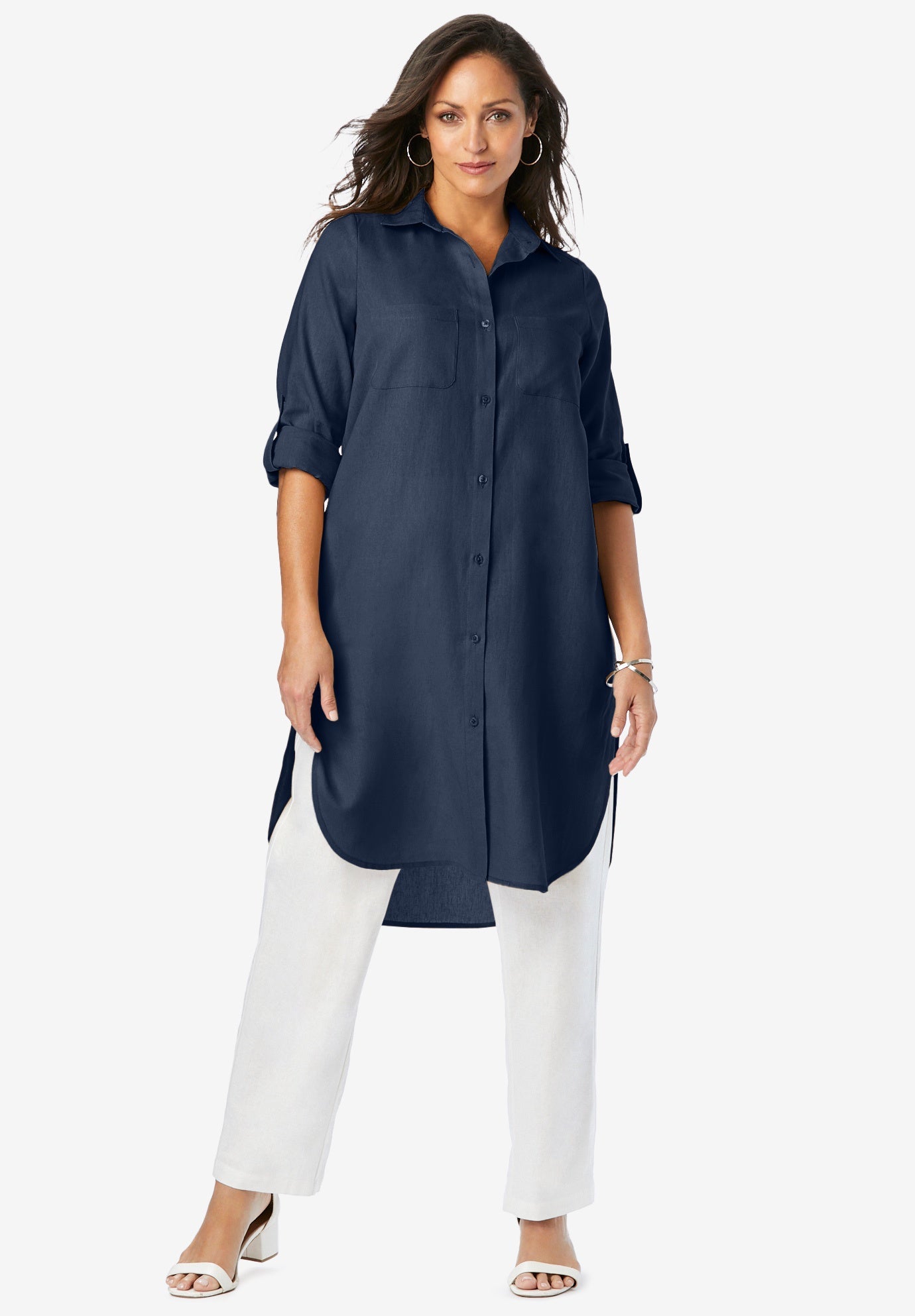 Linen Mega Tunic | Woman Within