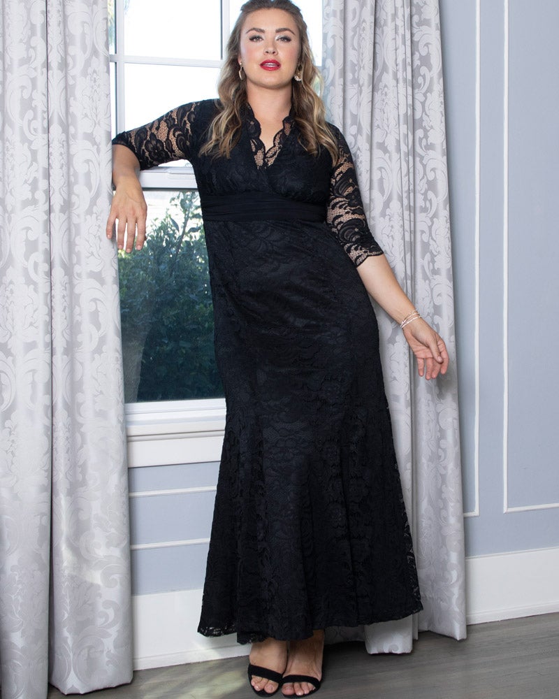 Screen Siren Lace Evening Gown | Woman Within