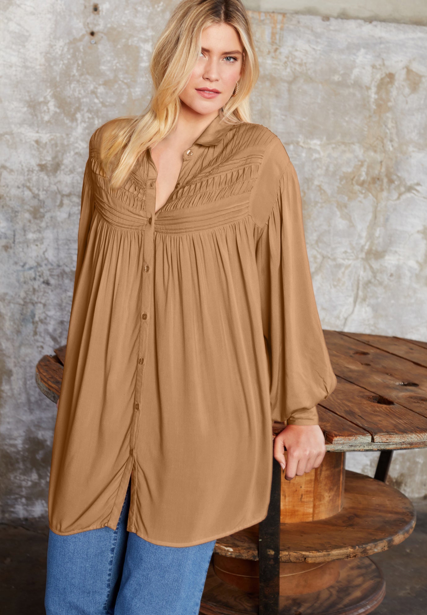 Pintuck Tunic | Woman Within