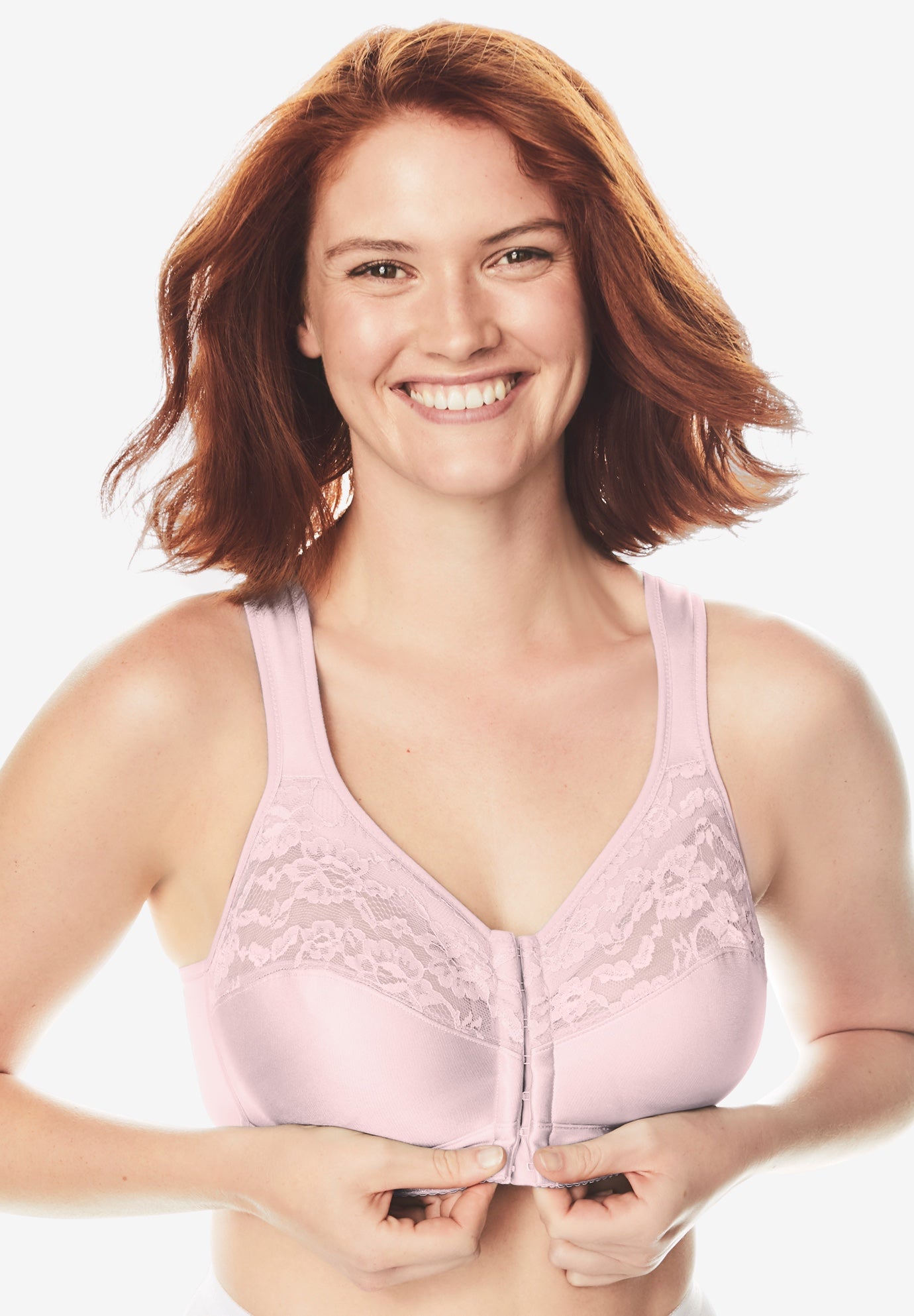 Easy Enhancer® Wireless Front Hook Cotton Bra By Comfort Choice
