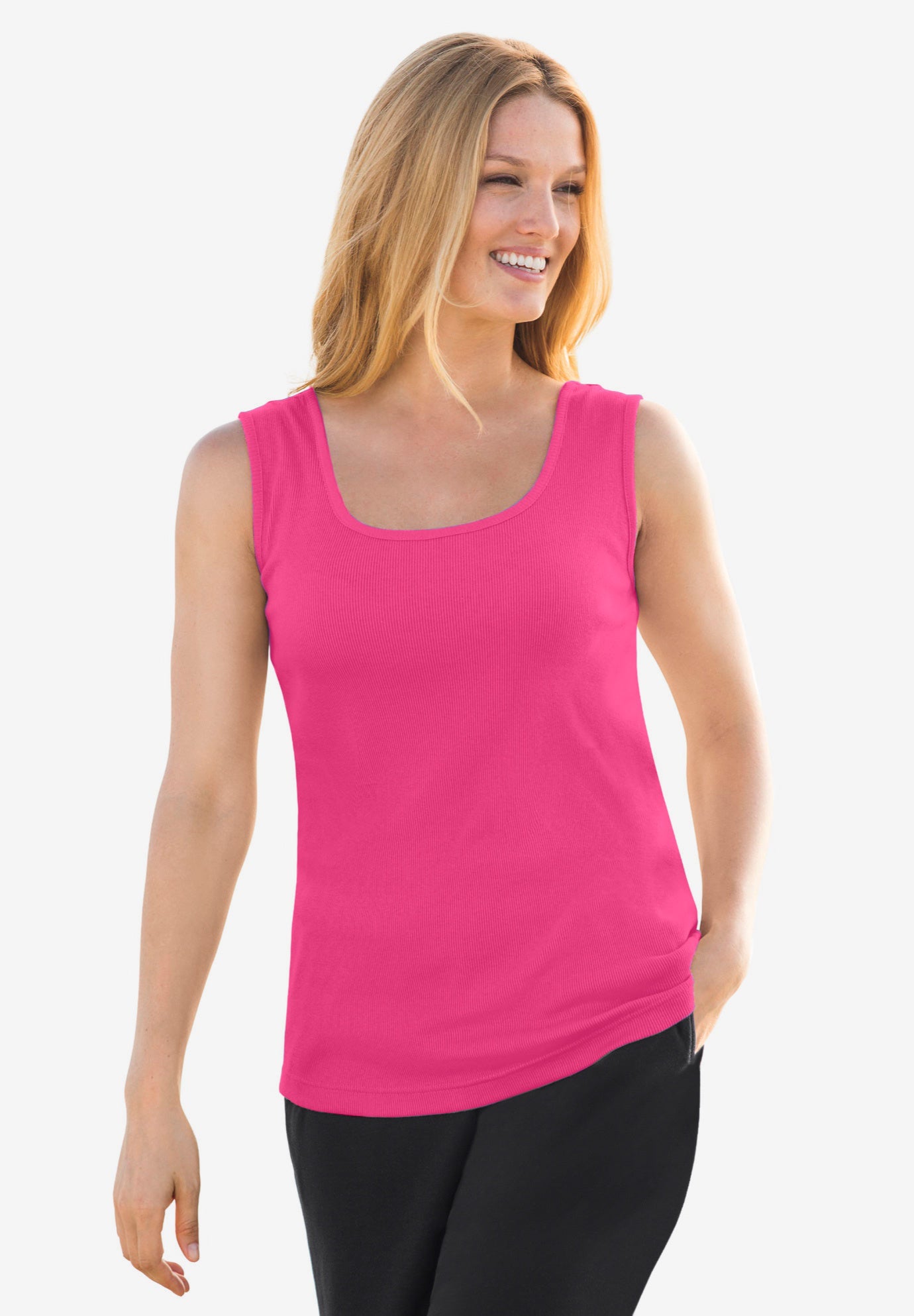 Rib Knit Tank | Woman Within