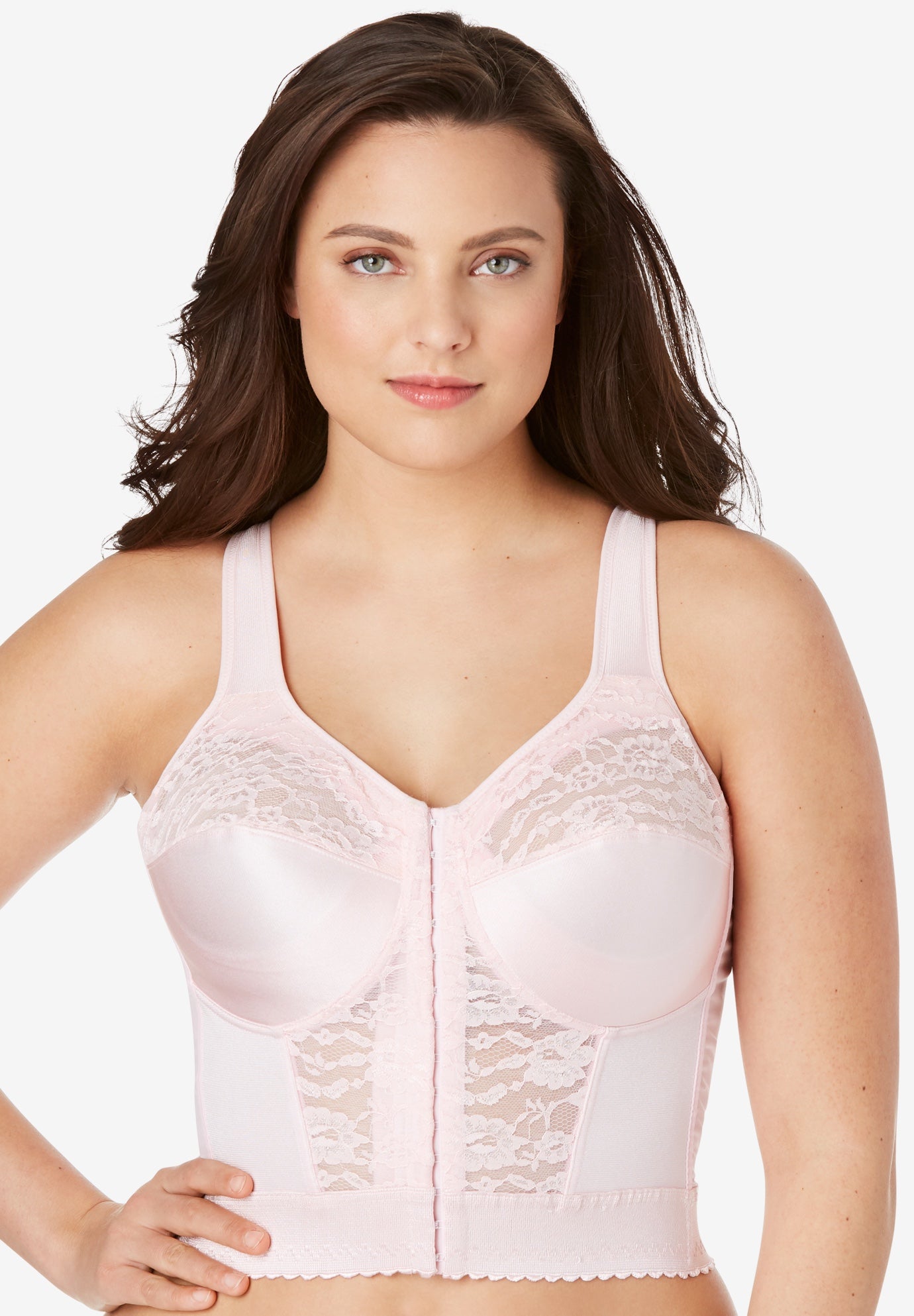 Easy Enhancer® Wireless Longline Posture Bra Woman Within
