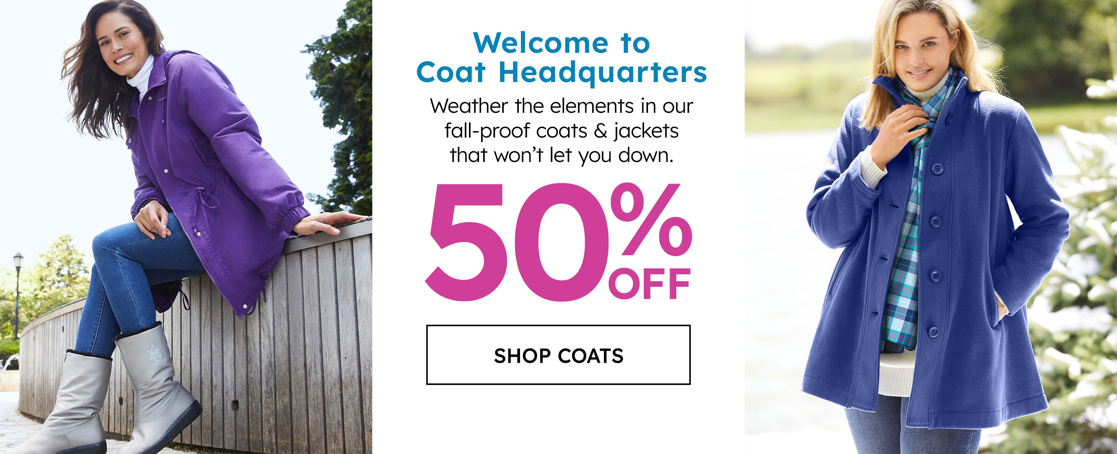 Welcome to coat headquarters 50% off shop coats